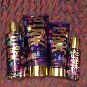 PINK Victoria's Secret | Accessories | Vs Pink Htf All I Want Limited ...